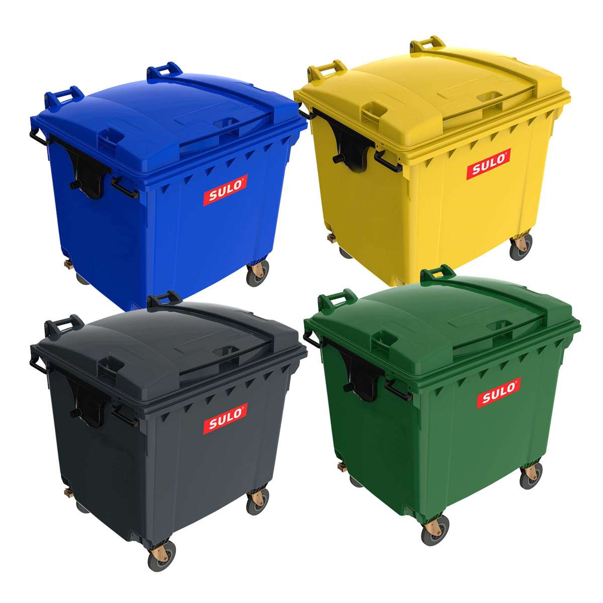 SULO® MGB 1100 Müllcontainer mit Flachdeckel | Günstig Online Kaufen