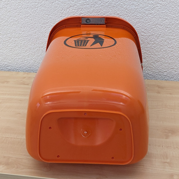 Sulo wastepaper basket waste garbage can orange according to DIN 30713