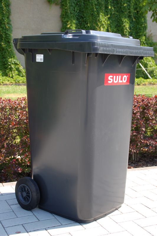 Sulo Mülltonne 240 Liter grau, Restmüllbehälter, Müllbehälter, Neu ...
